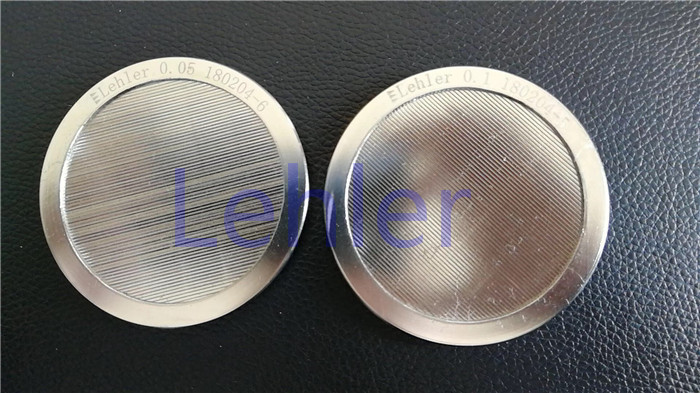 Màn hình tròn không gỉ, 50 micron Wedge dây màn hình ISO 9001